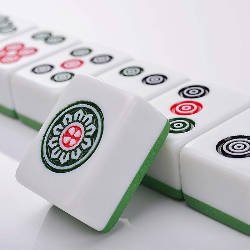 Mahjong 48mm super-large home entertainment mahjong card 136 Guangdong ...