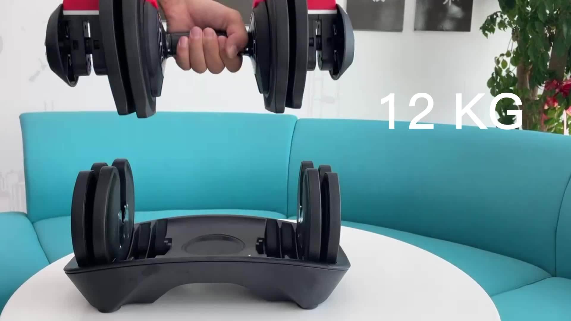 3-in-1 New Design Adjustable Dumbbells Set Multifunctional Fitness ...