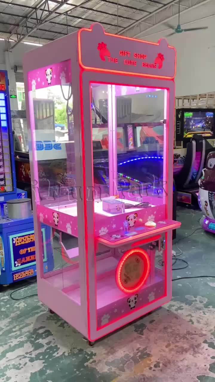 Ifun Park Pink Toy Coin Operated Arcade Claw Machine Catch Doll Gift ...