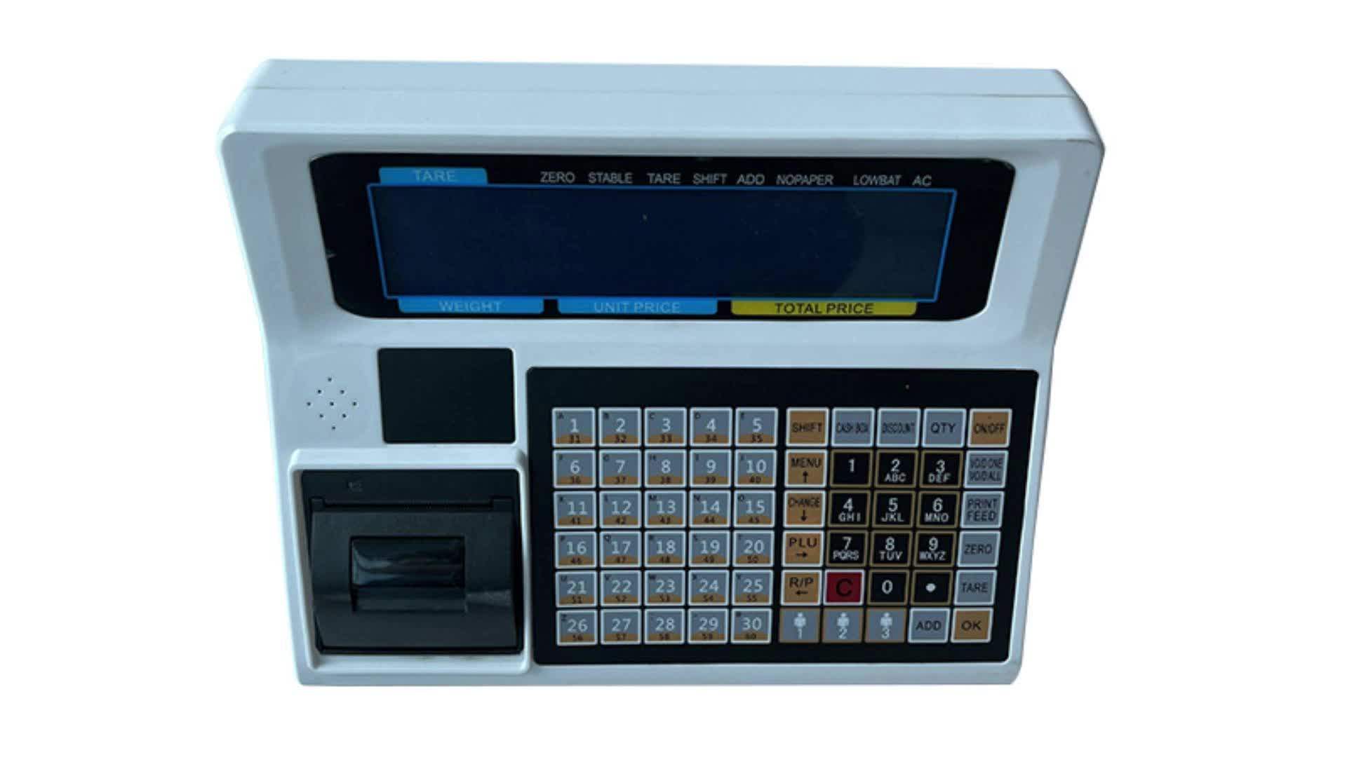 30kg Wifi+rs232+ethernet Led Instrument Weighing Display Printing ...