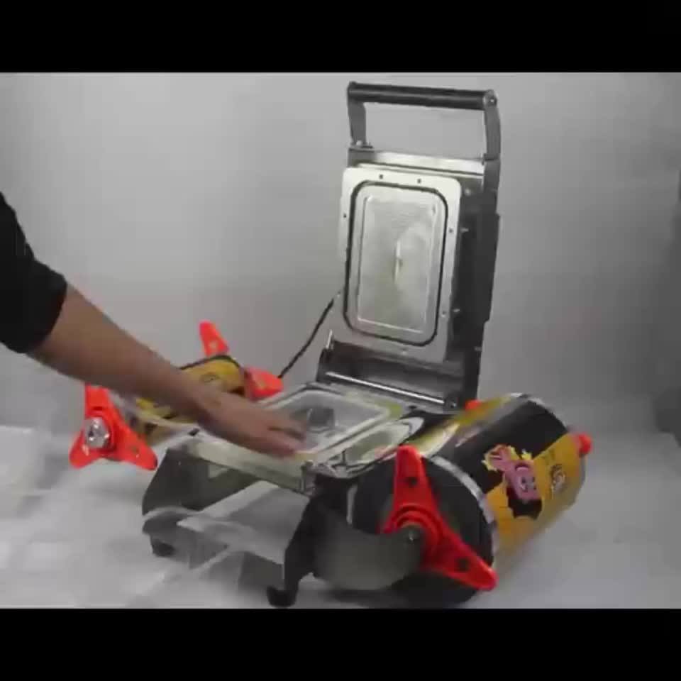 Fresh Lock Box Sealing Machine Delivery Box Flipping Machine Black Duck ...