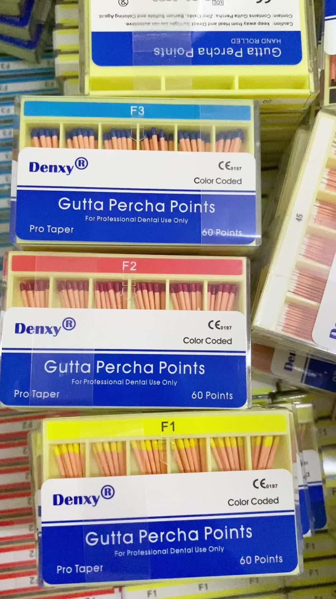 Denxy Dental Miled Gutta Percha Points (02 04 06 Taper)disposable Gutta ...