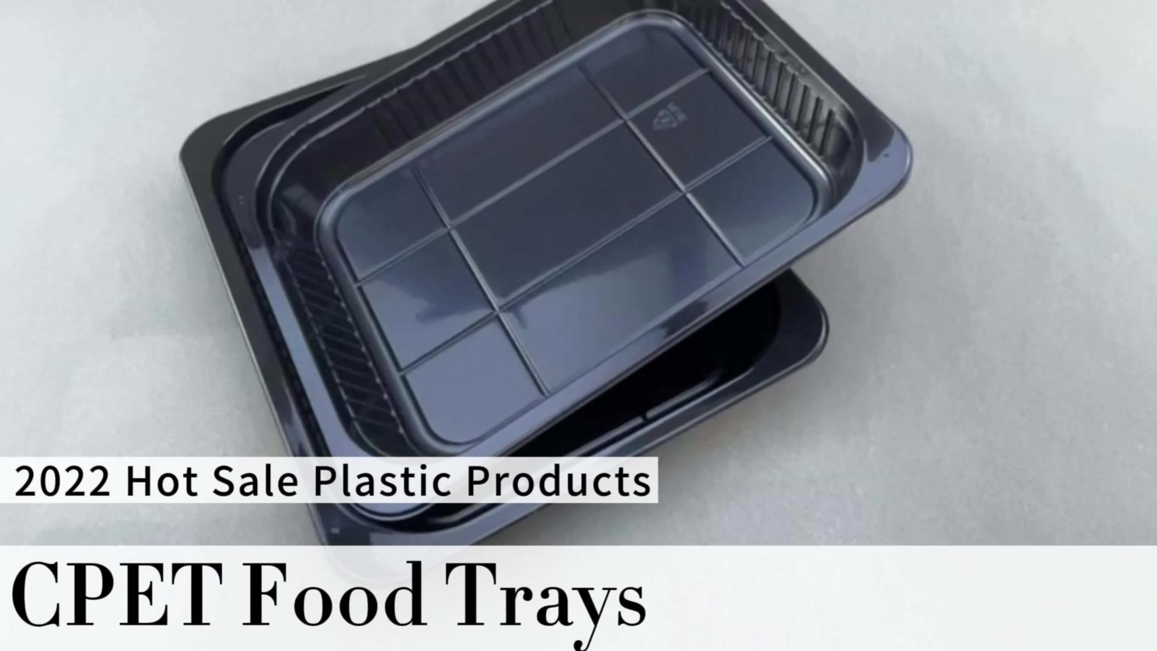 Cpet Food Trays Plastic Containers Cpet Tray For Airline Ready Meal ...