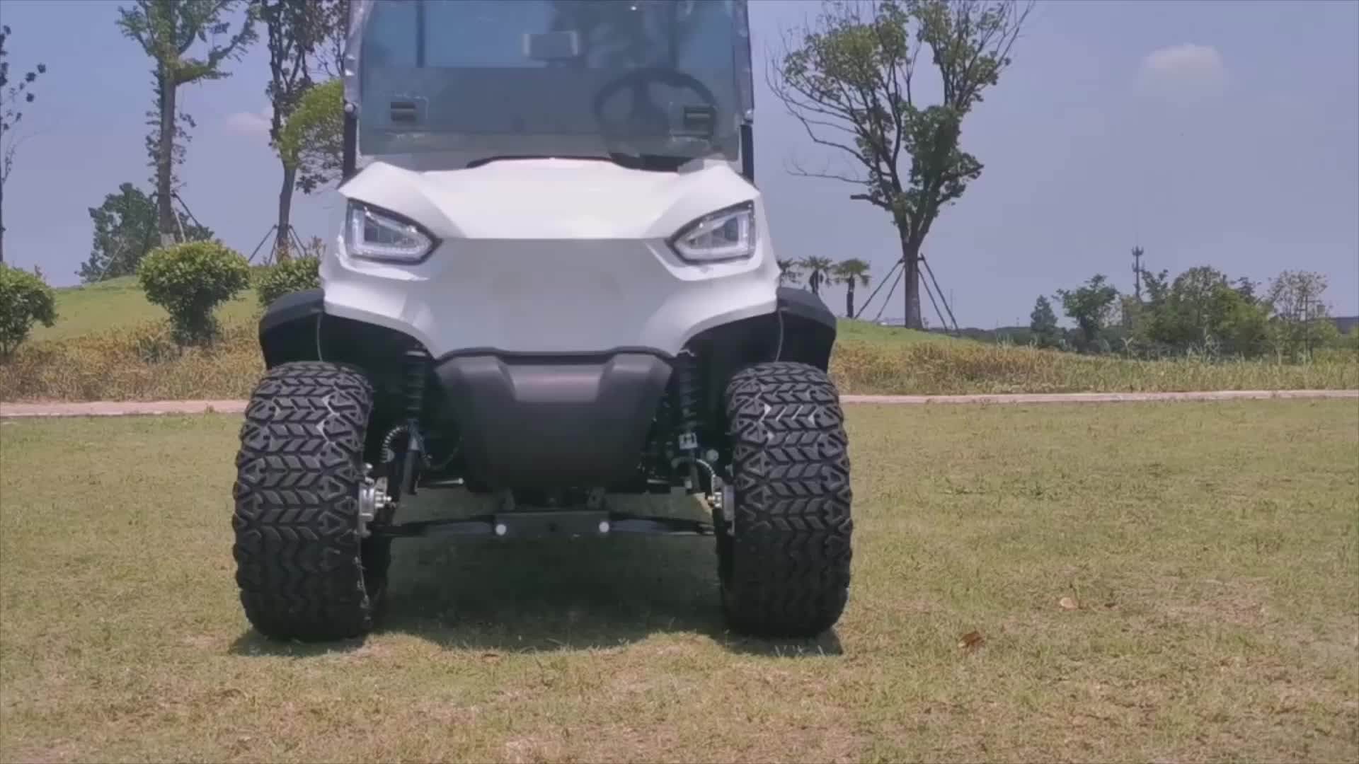 Cargo 72v Golf Cart Small Utility Truck 2 Seater Golf Buggies For Farm ...