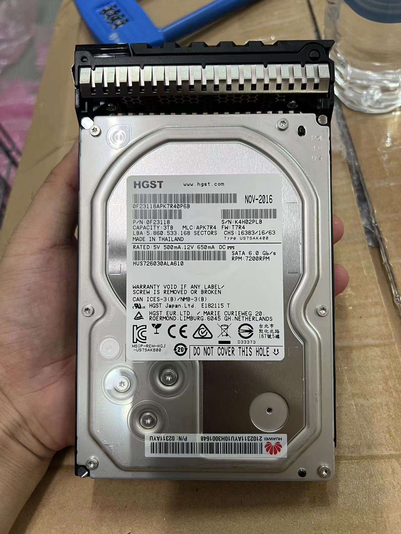 HGST 日立 HUS726030ALA610 华为PN：02311AYU 3T SATA