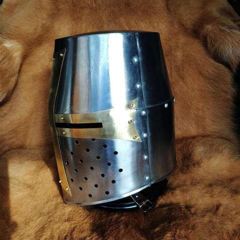[USD 138.88] - In stock - Medieval Armor Crusader Barrel Helmet Giant ...