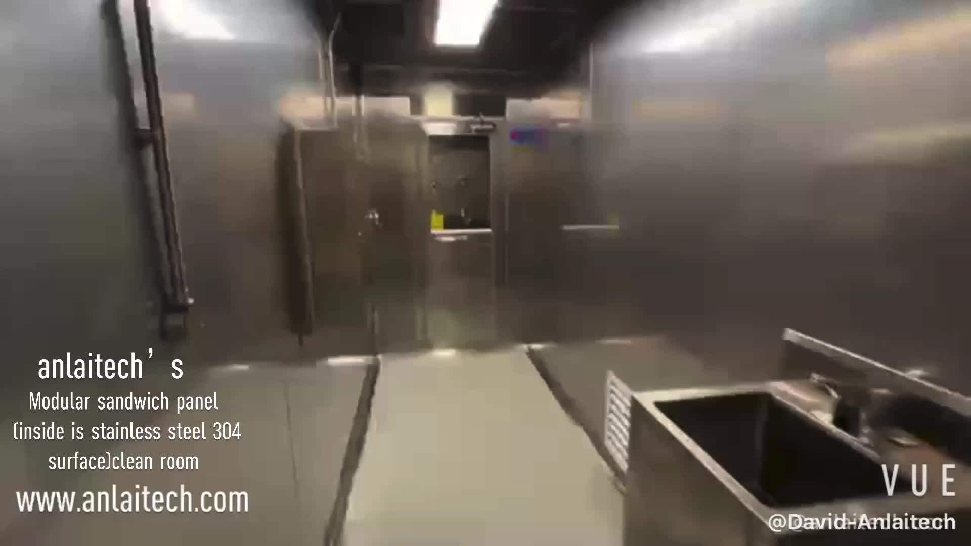 Class 10000 Iso 7 Laminar Flow Modular Clean Room - Buy Laminar Flow ...