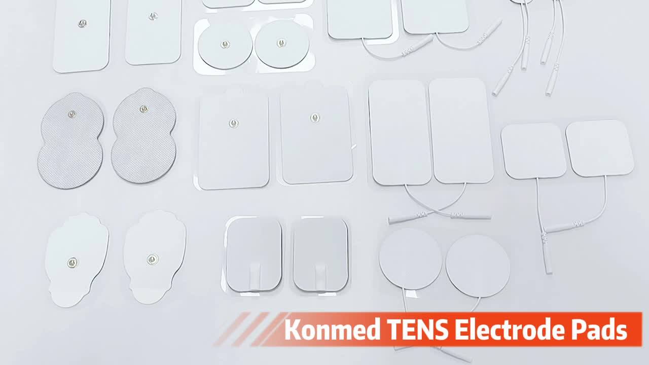 Ce Iso13485 Approved Tens/ems Electrode Pads Muscle Stimulator Accessory Strong Adhesive Size 5 ...
