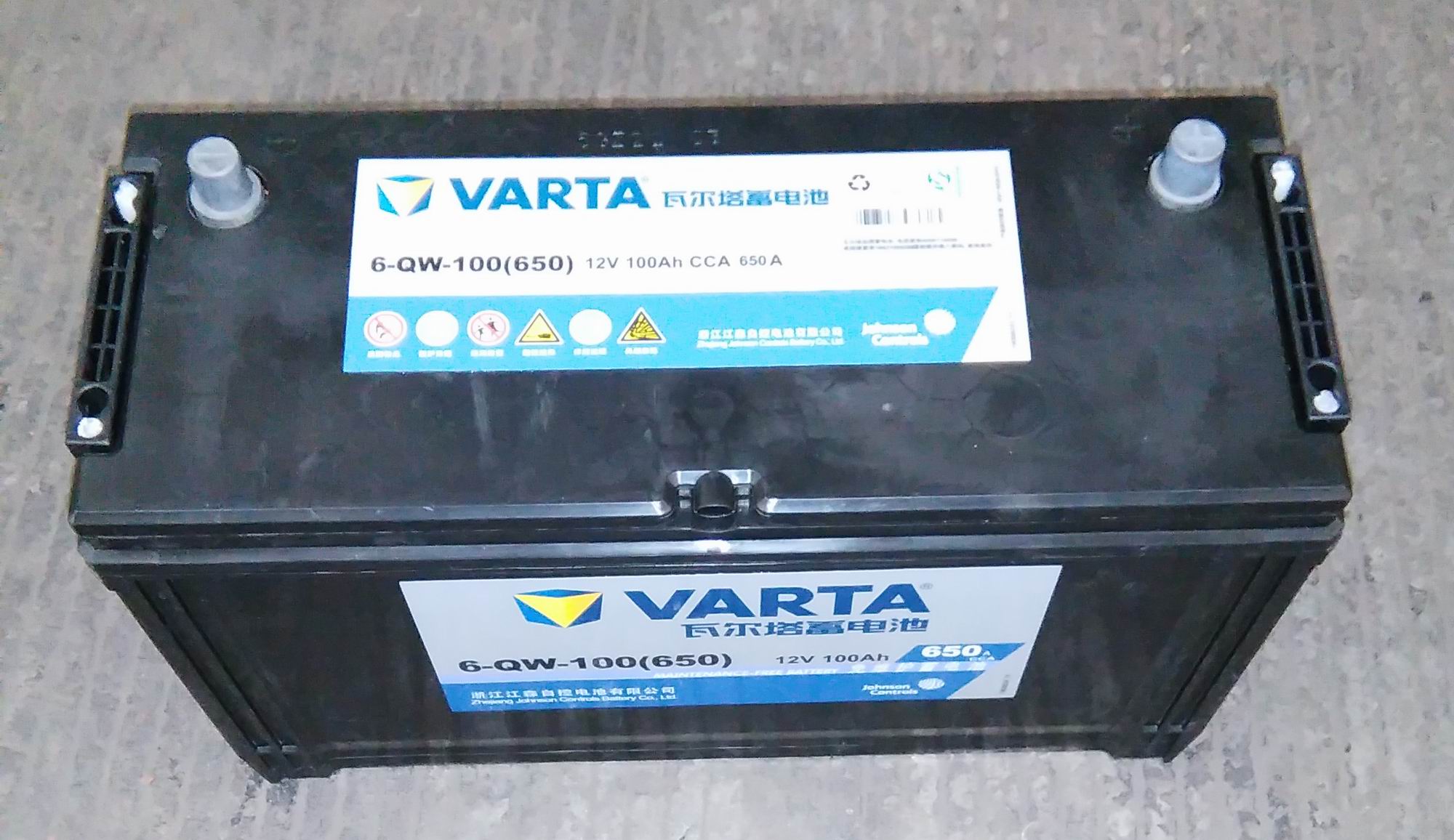 6-QW-120 VARTA battery 12V100Ah battery VARTA maintenance-free battery 12V battery