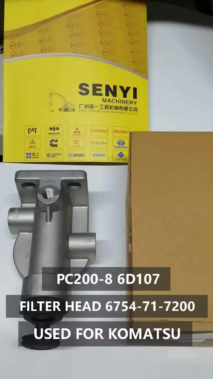 Qsb6.7 Engine Fuel Filter Head 3975404 396398100 Fuel Feed Pump Fs19732 ...