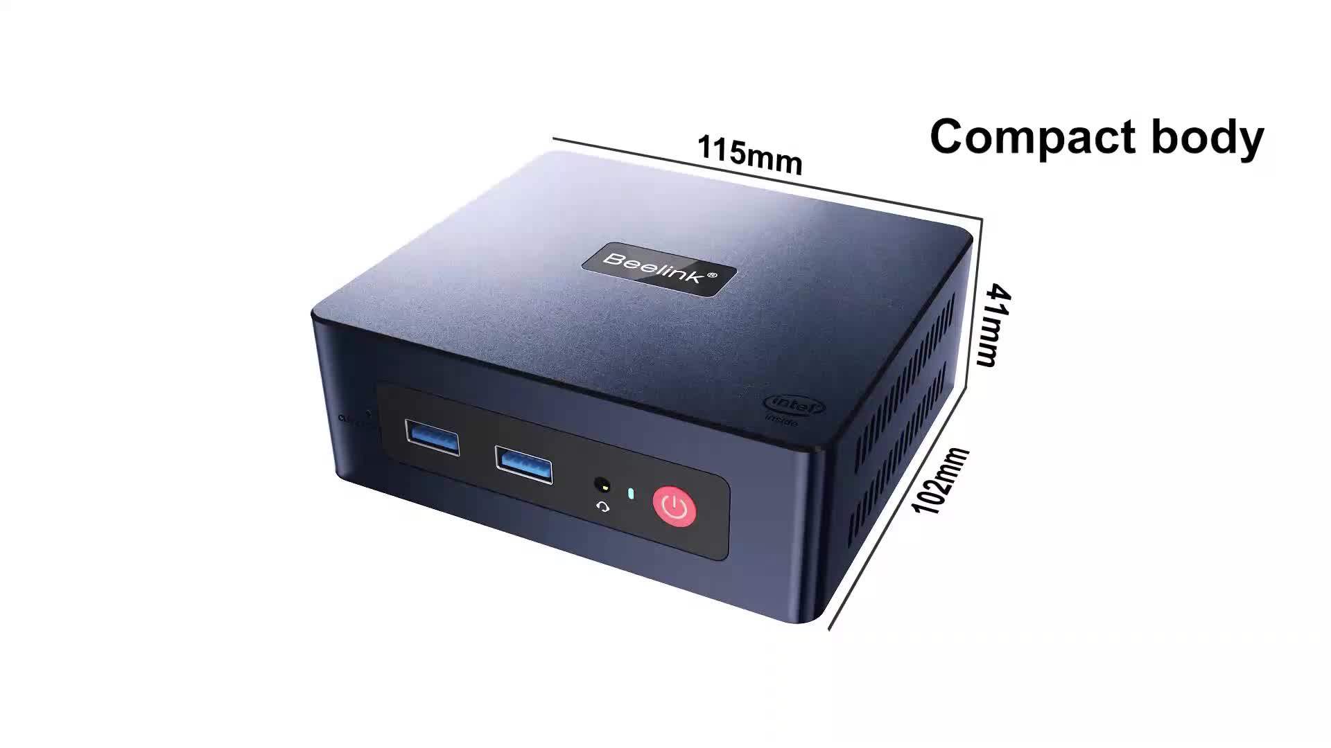 Office Using Mini Pc I5 N5095 8g 256g Wins10 Sata Ssd Storage Mini S 4k ...