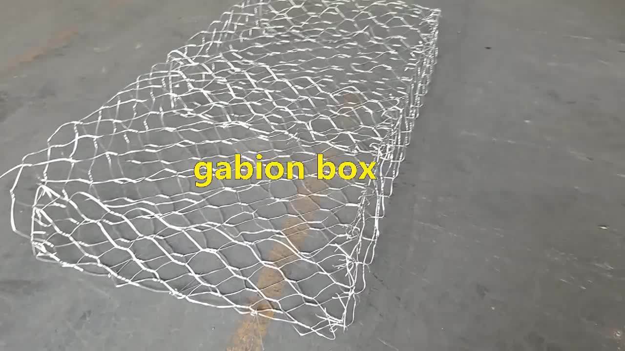Rockfall Netting Protection Gabion Basket For Stone Cage Retaining Wall ...
