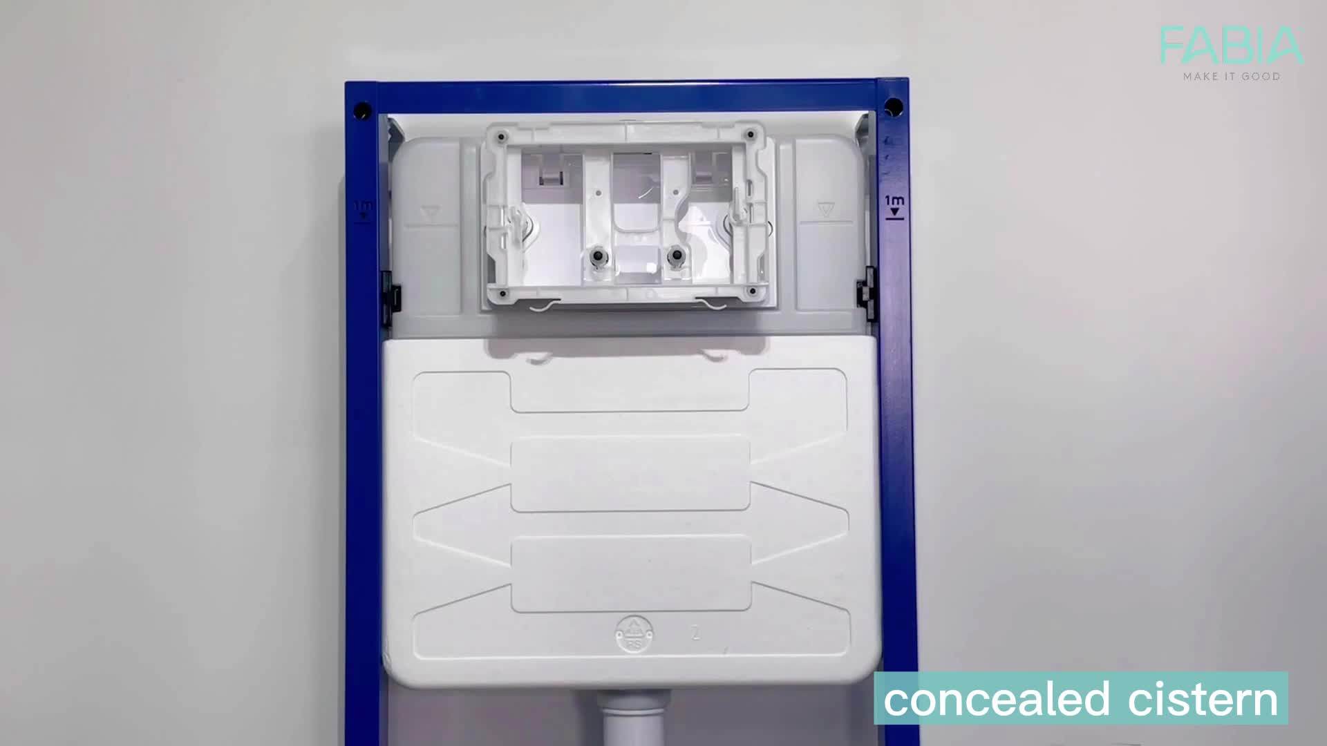 High Quality Hotel Hidden Hung Toilet Flusher Tank,Dual Flush Concealed ...