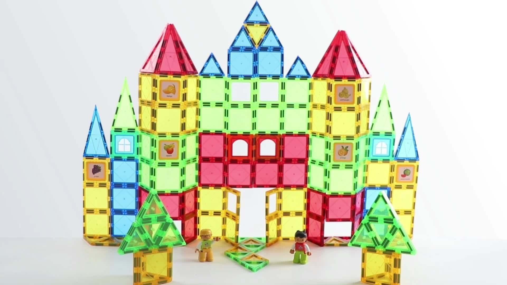 Magplayer Magnetic Tiles Children Building Blocks Construction Set ...