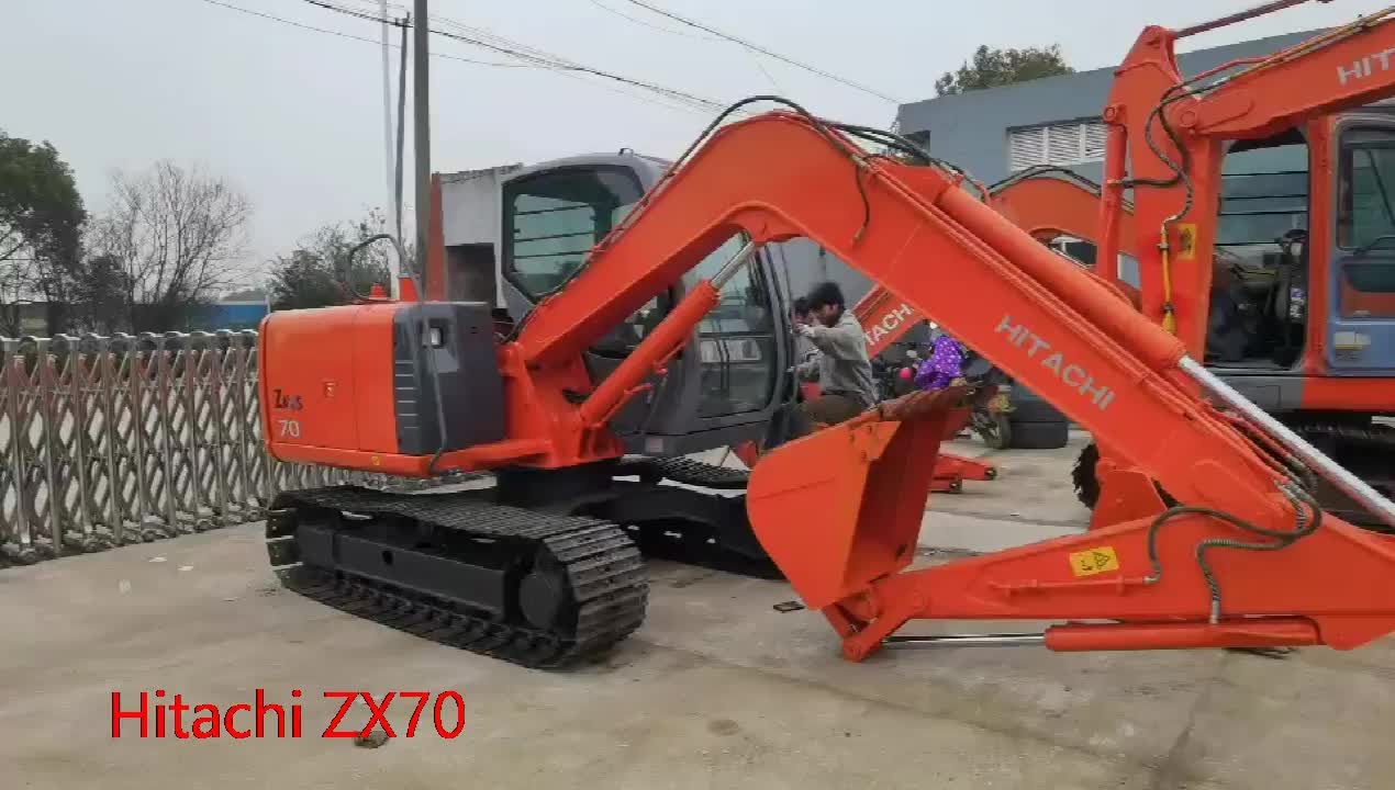 Japan Made Hitachi Zx75ur Crawler Excavator,Cheap 7ton Digger Zaxis 75ur Tracked Shovel In China ...