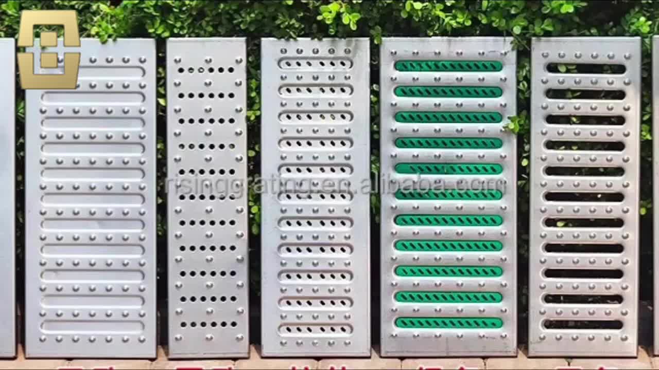 Cast Iron Trench Drain Grate Cover Basement Square Metal Manhole Drain ...