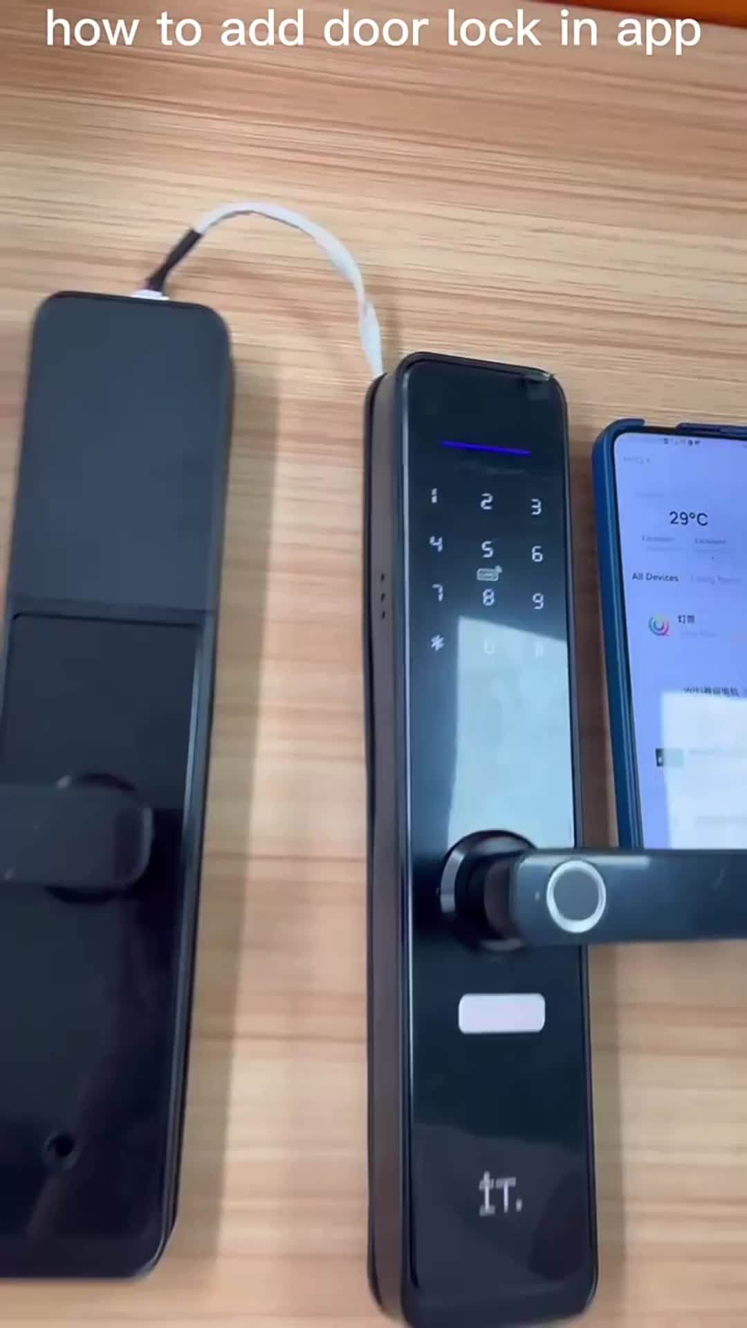 Szmyq Front Door Zigbee Security Digital Force Break Alarm & Hijack ...