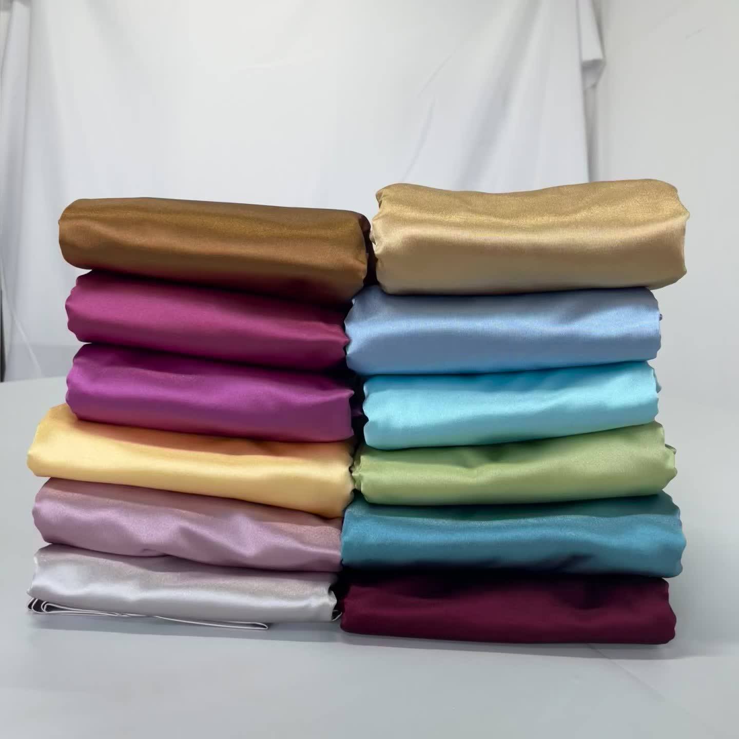 Premium Fabric Round Silk Satin Tablecloth For Wedding Party Banquet ...