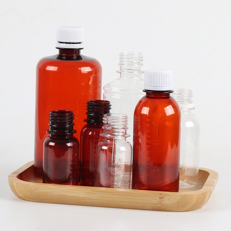 50 100 200 500ml small mouth transparent plastic liquid sample bottle ...