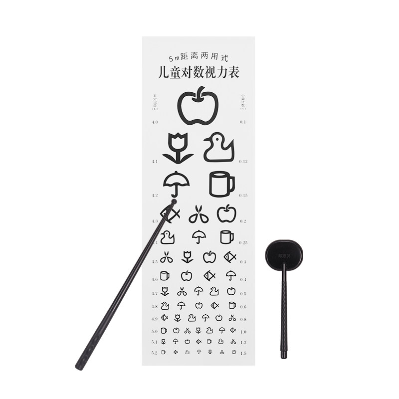 [USD 5.93] Vision Table Wall Chart Standard Children's Home Visual ...