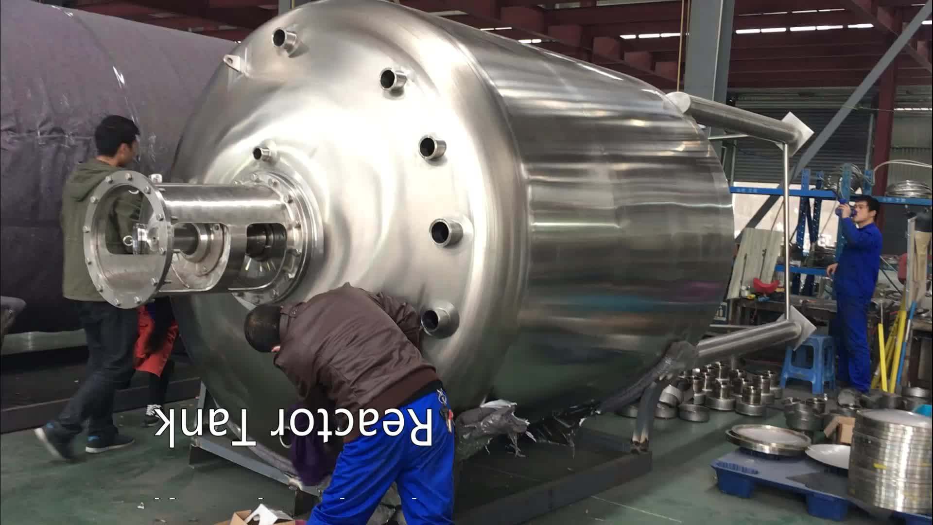 1000l-20000l Continuous Stirred Tank Reactor Industrial Batch Reactor ...