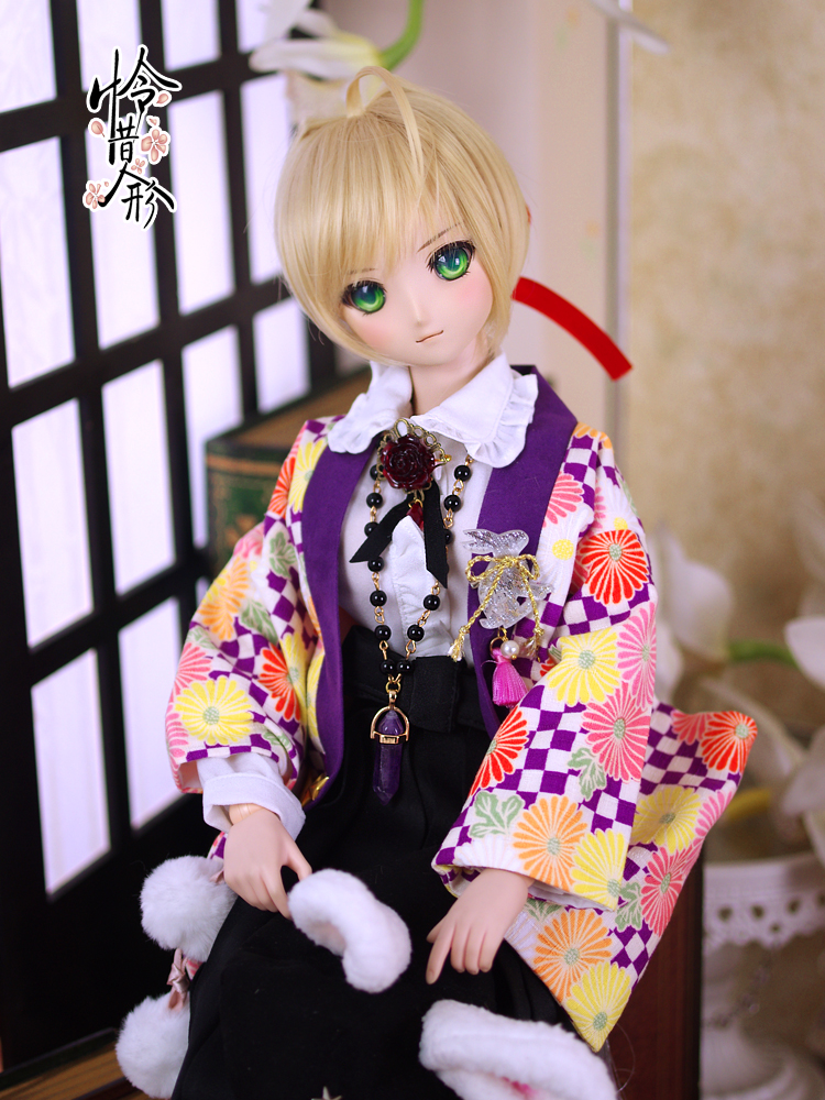 日本代購代標第一品牌【樂淘letao】－【怜惜人形】DD SS|S|M|L|DY胸用卒業式の着物*三月ウサギ*