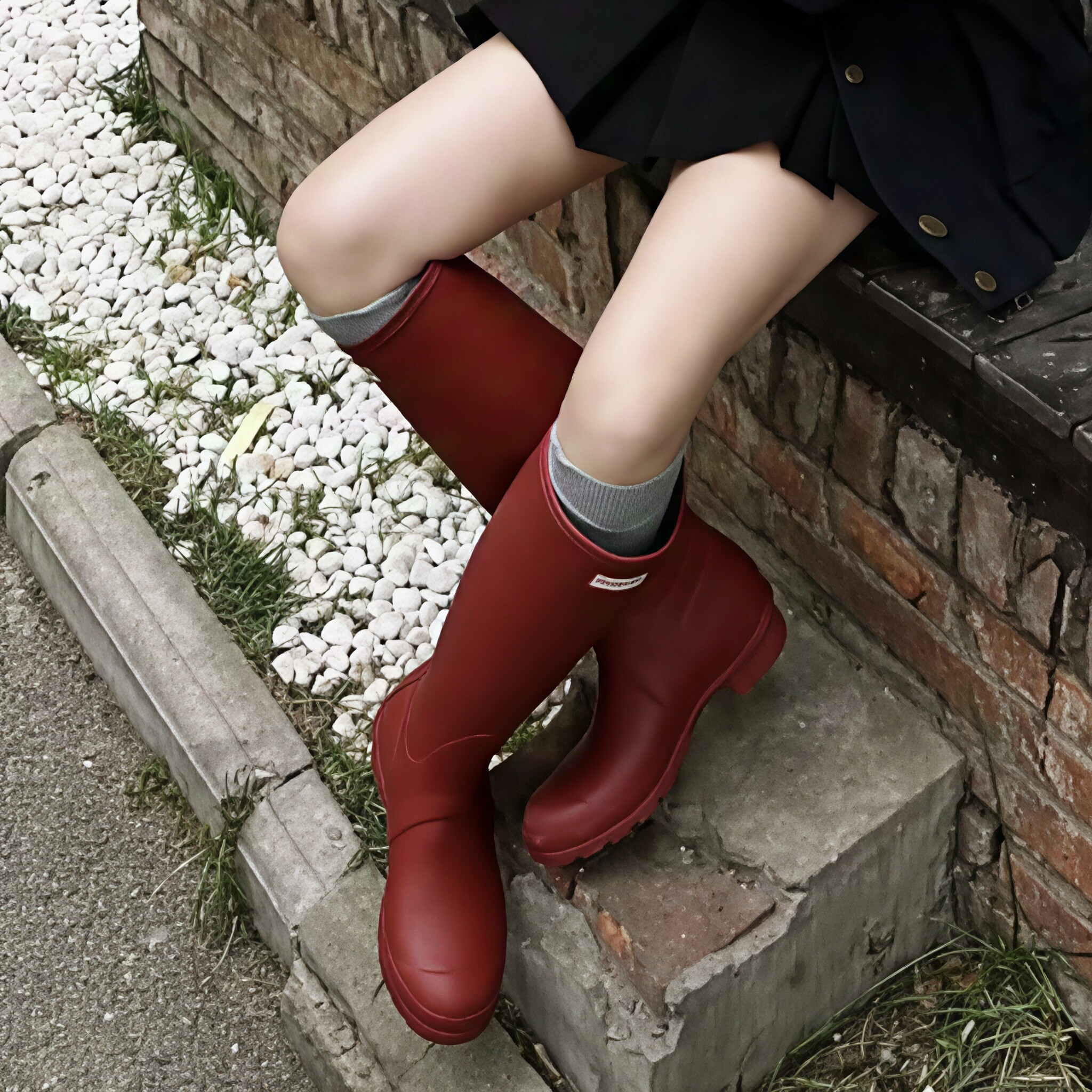 🔥 A rainy day essential! get the same long rain boots as yimeng ling ...