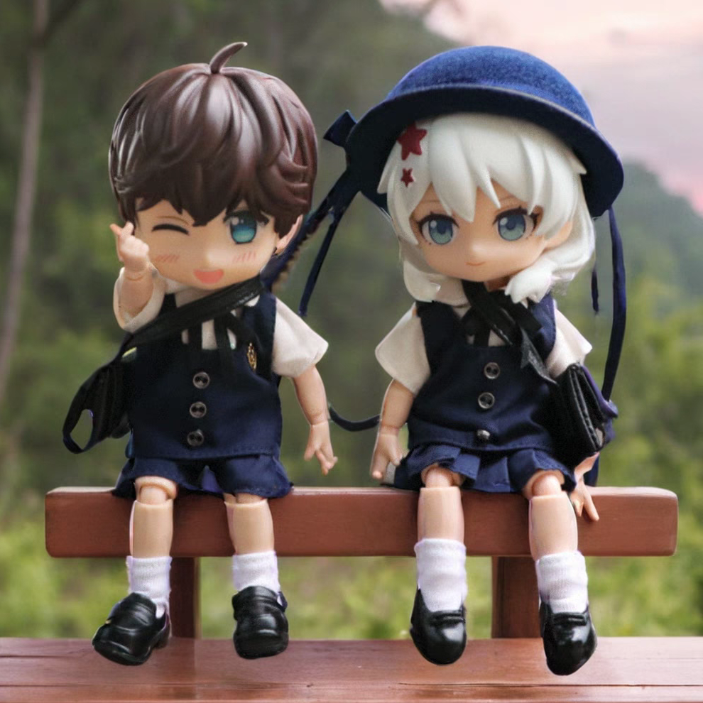 Ob11 doll outfit - japanese kindergarten set: the cutest new bjd doll ...