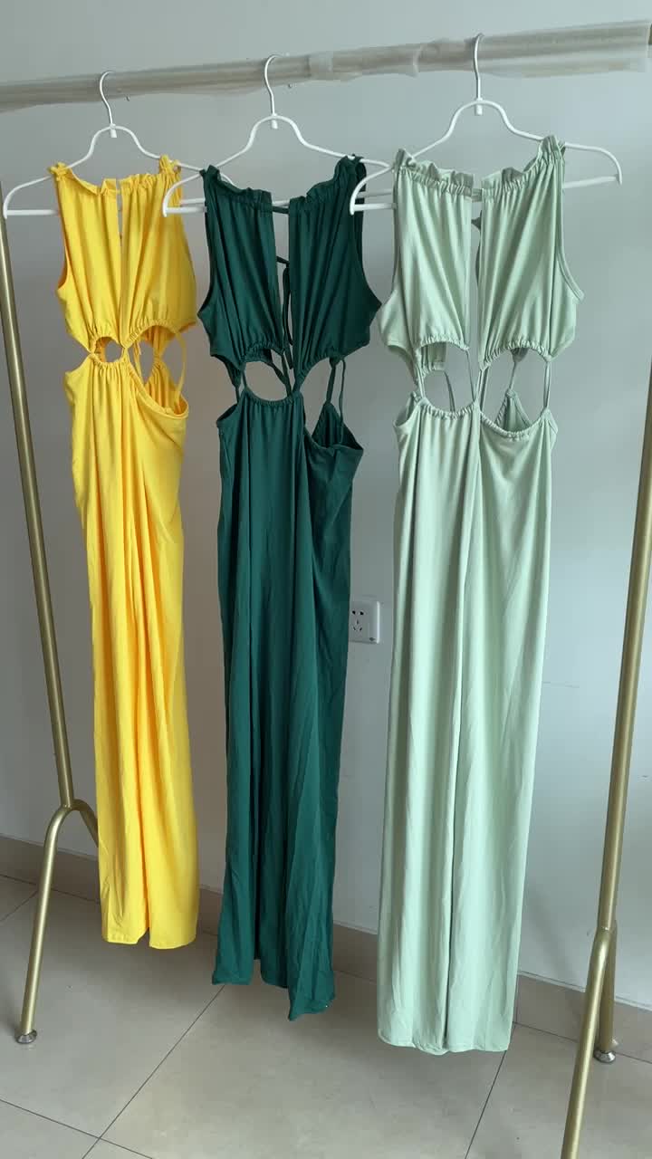 Fashion New Summer Women Clothing One Piece Club Party Sexy Sleeveless