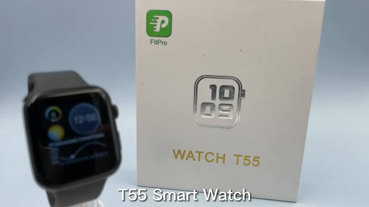 Hot Sell T55 Smartwatch Double Strap Bt Call Reloj Inteligente 1.44 ...