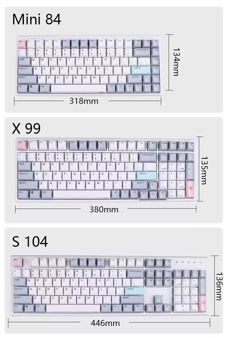 宁芝NIZ84PROV2V6X99电竞赛事级静电容键盘8000hz 1ms响应RT可调