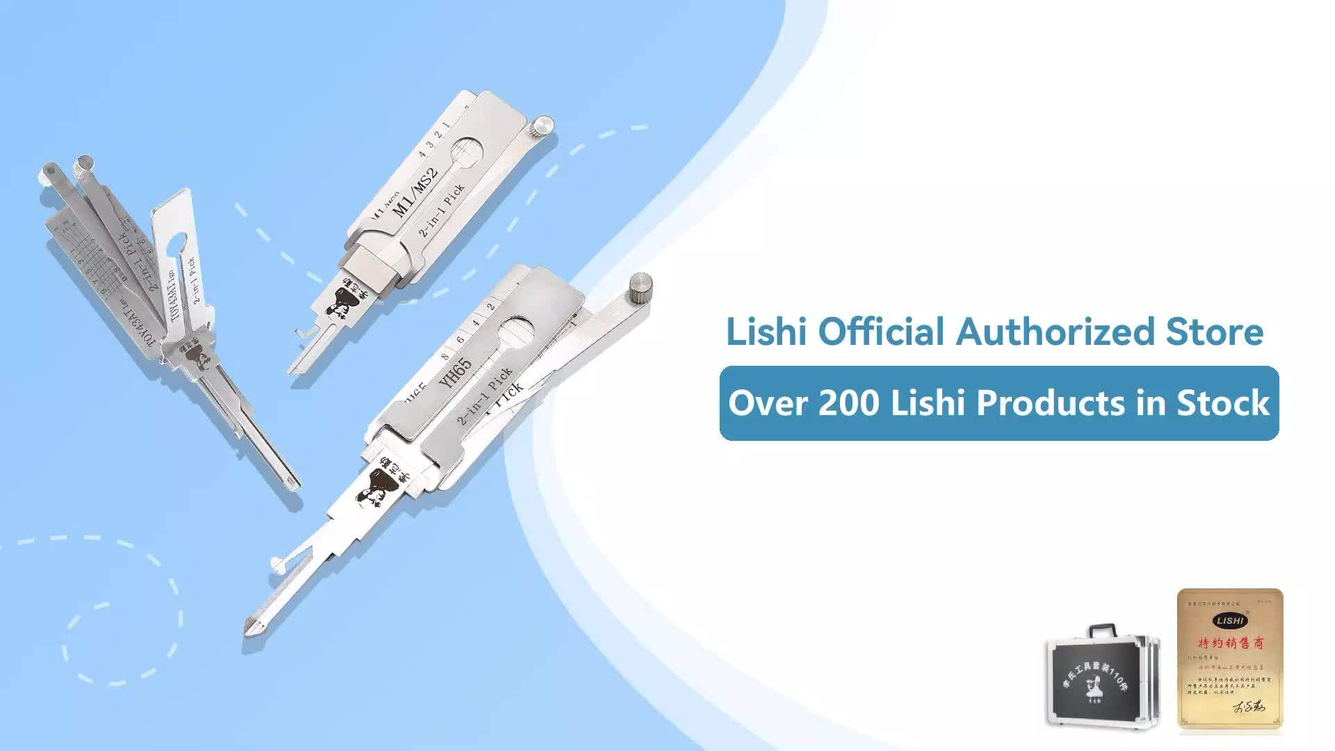 Lishi Lockpick Decoder 2 In 1 Locksmith Tool For Toyota Camry,Reiz ...