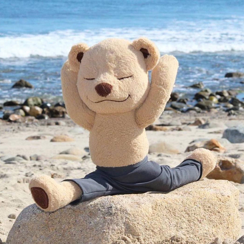 [USD 130.29] Body dialogue / meddy teddy yoga doll Teddy yoga bear ...