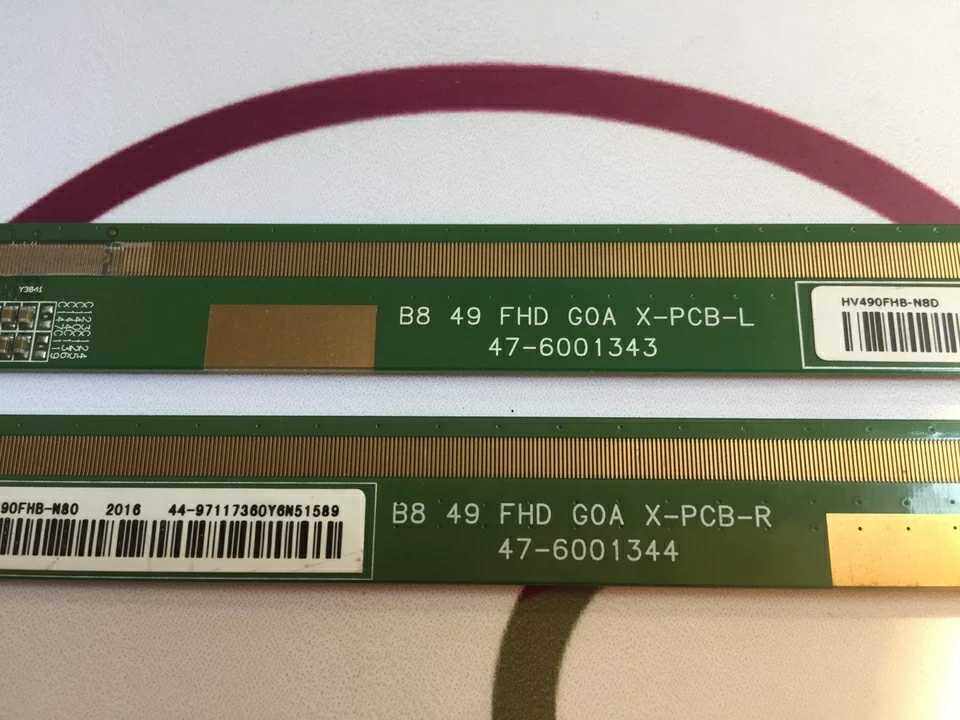 BOE Side board B8 49 FHD GOA X-PCB-L R 47-6001343 47-6001344