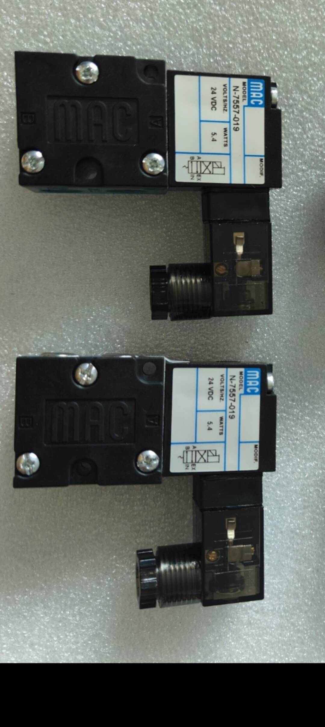 MAC工業氣動電磁閥N-7557-019可調式雙頭設計MOD3429