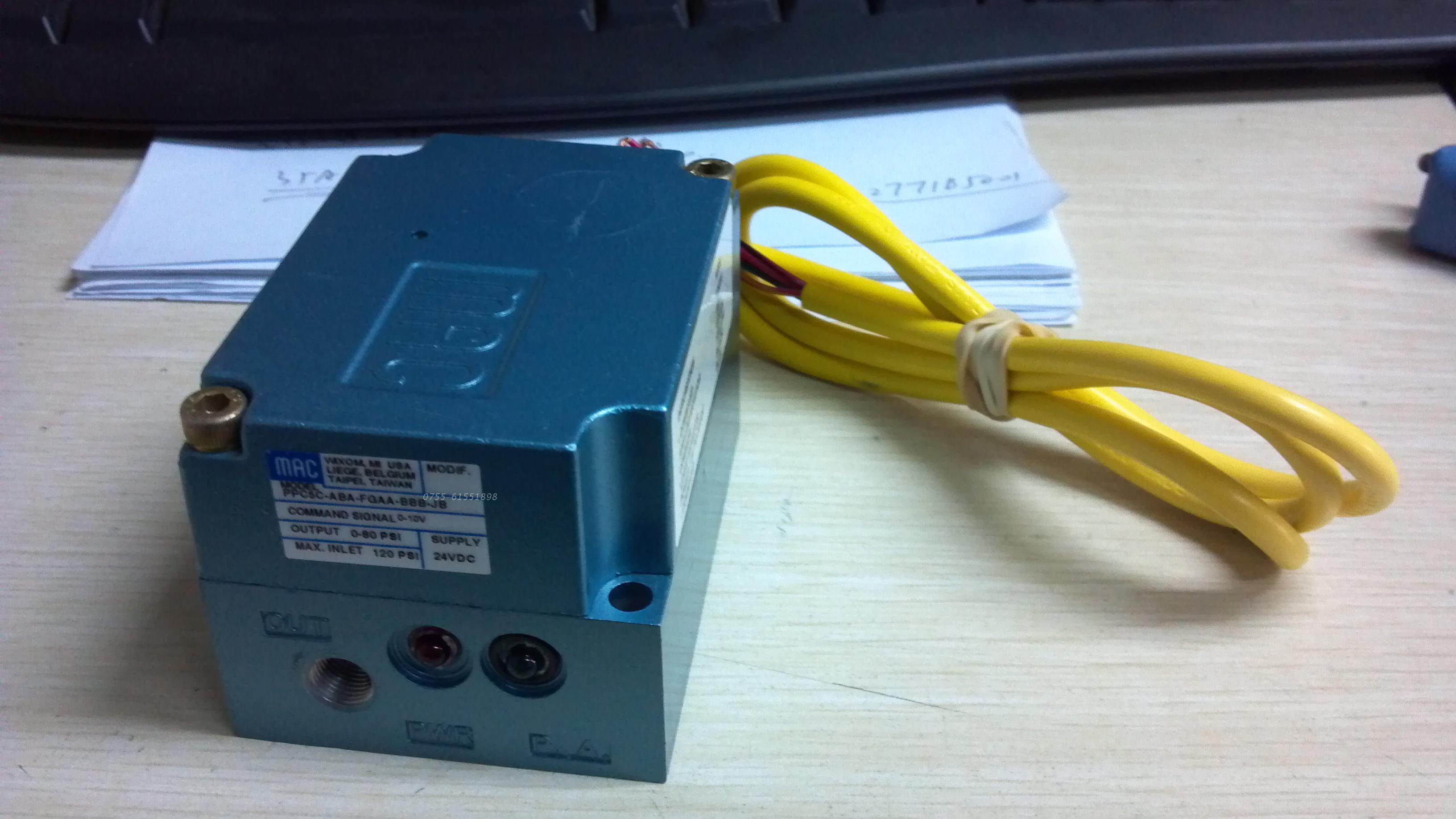MAC electrical proportional valve PPC5C-AAA-AGAA-BBB-FO ABB-AGAA-BBA-1B ...