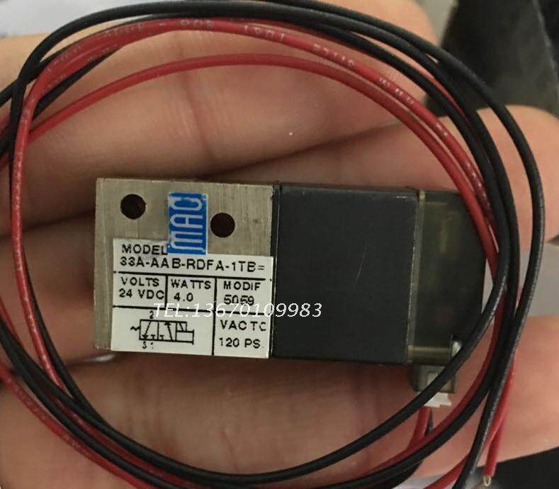 Original imported MAC solenoid valve 33A-AAB-RDFA-1TA 33A-AAB-RDFA-1TB ...