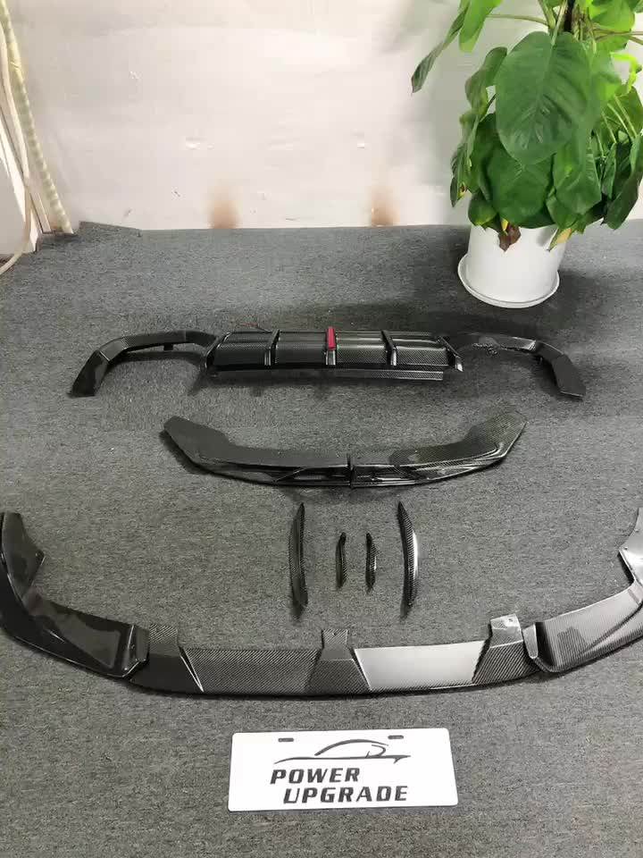 Ae Style Rear Diffuser Rear Bumper Carbon Fiber Car Body Kit For Bmw ...