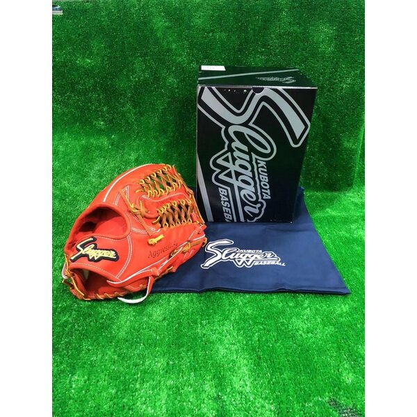 Japan-made kubota slugger kubota orange hard-field glove, the new ...