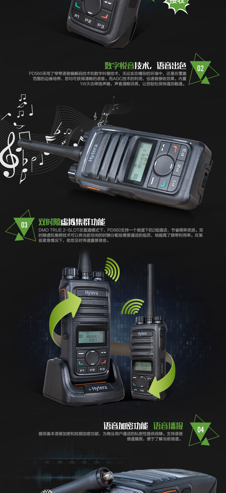 海能达PD560对讲机 原装正品 Hytera好易通 PD-560 DMR数字对讲机-阿里巴巴