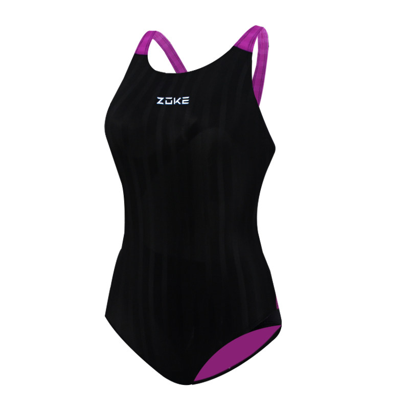 ZOKE/Zhouke Children's one-piece swimsuit Girls' Training and Training ...