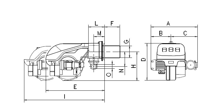 RLS70,RLS100,RLS130|双燃料、两段火油气两用利雅路燃烧器-阿里巴巴