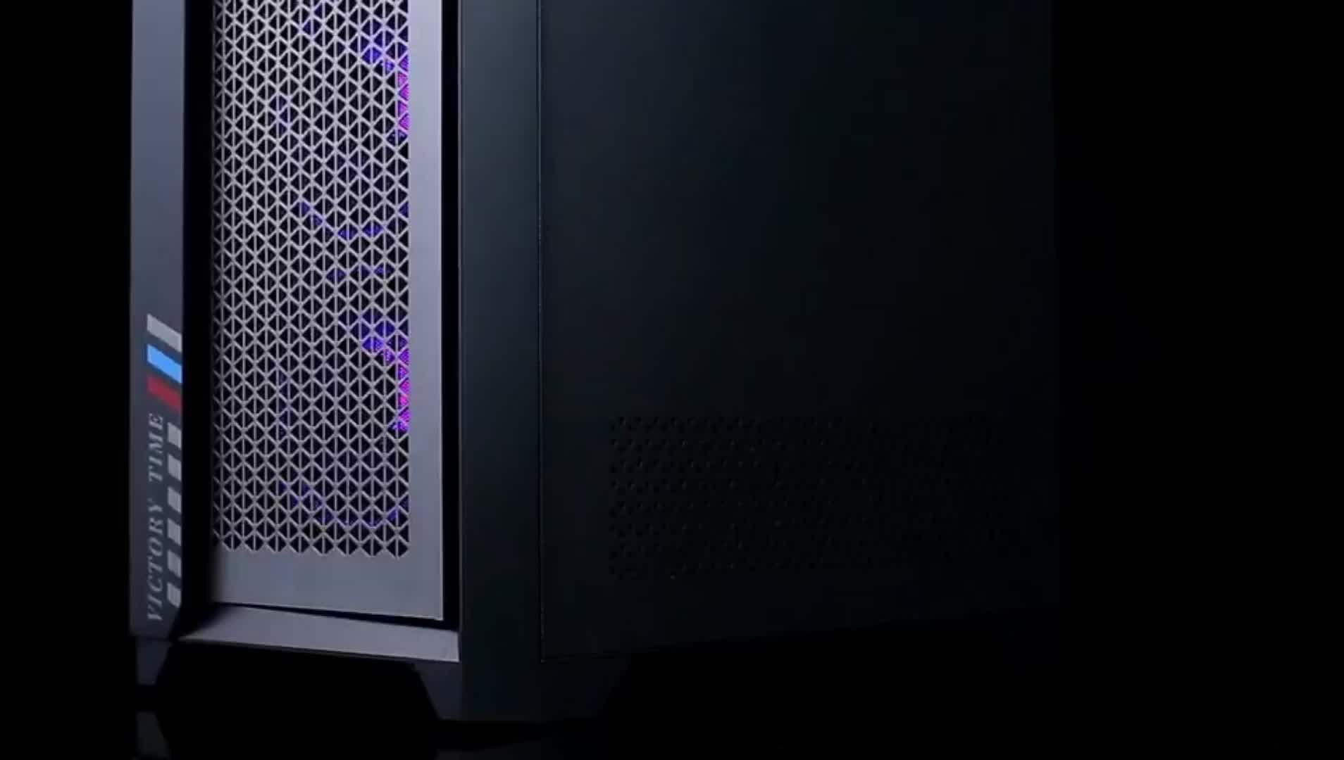 Rgb Pc Gaming Case Eatx Gaming Cases Atx M-atx Black White Color ...