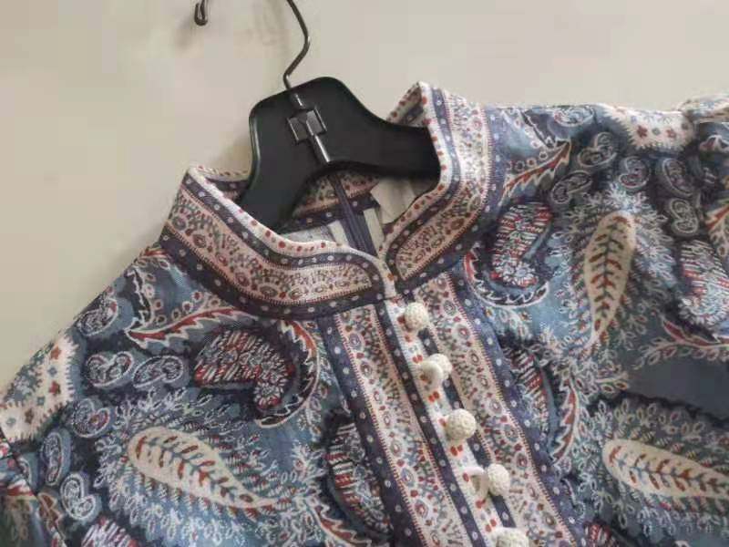 2023 Spring New Holiday Series Button Placket Robe Style with Belt ...