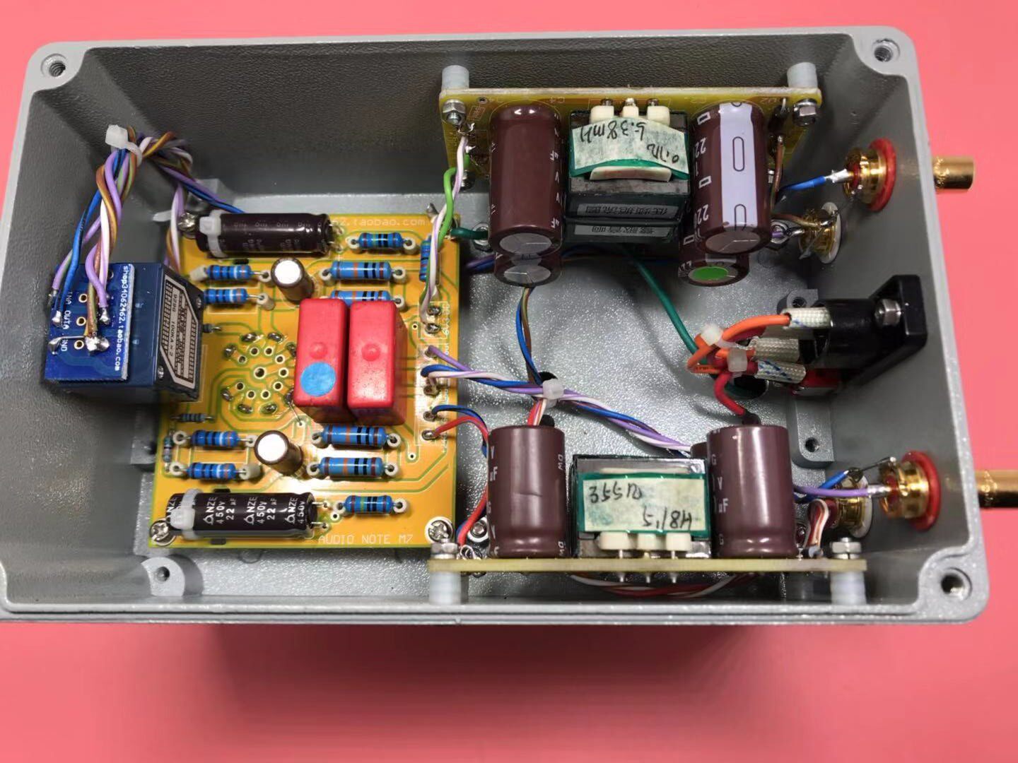 AUDIO NOTE M7 Single tube 5687 dual channel bile preamp, 1 stereo input ...