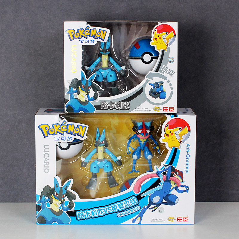 SC Johnson genuine Pokémon Pikachu Lucario Children's Morphing Toy Ibu ...