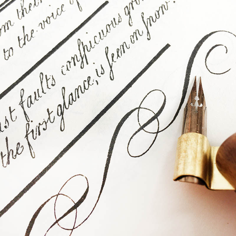 U.S. Imported Hunt101 Soft Pen Tip English Calligraphy Round Body ...