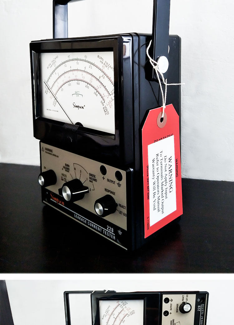 美国Simpson 228泄漏电流表 符合UL标准泄漏电流测试仪-阿里巴巴