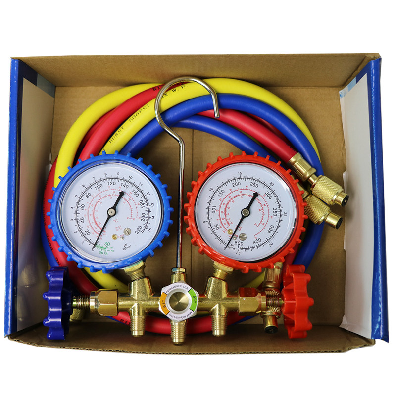 [USD 18.66] Filling dual gauge valve R22 R134 Refrigerant gauge 536G ...
