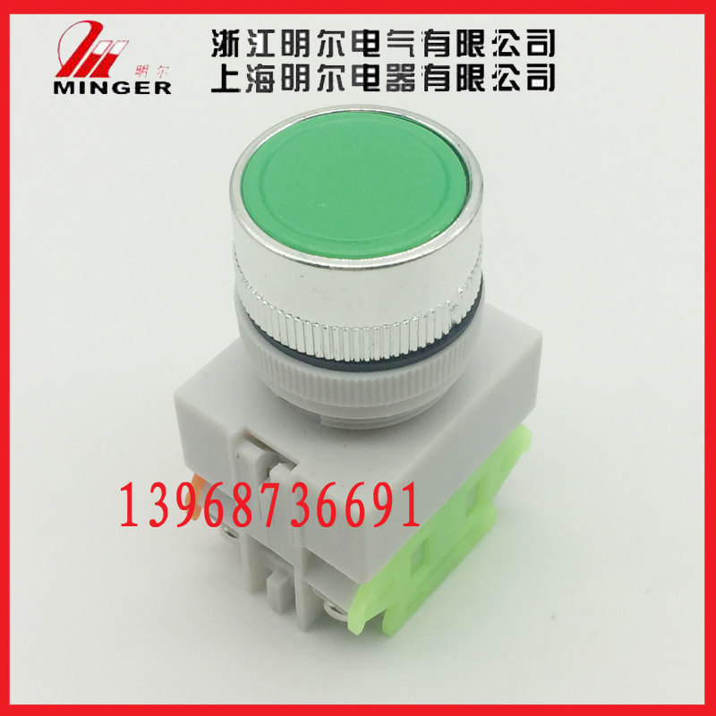 Shanghai Miner Electric Flat Button Y090 LAY37 LA125D-11BN Self ...